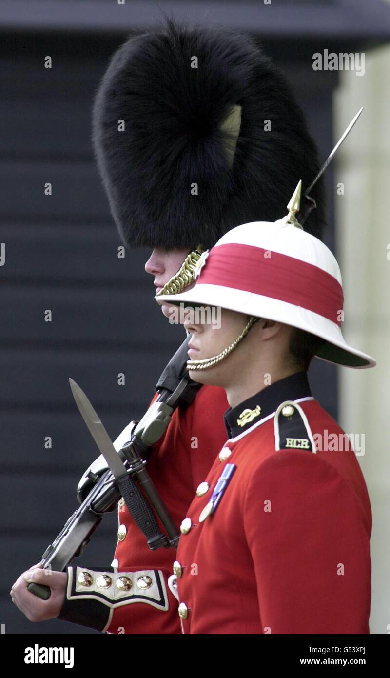 Canadian guard buckingham palace hi-res stock photography and images ...