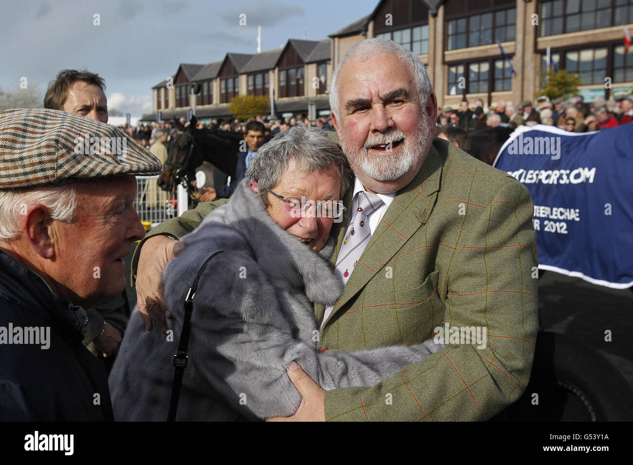 Sizing Europe owners Alan and Ann Potts celebrating after victory in ...
