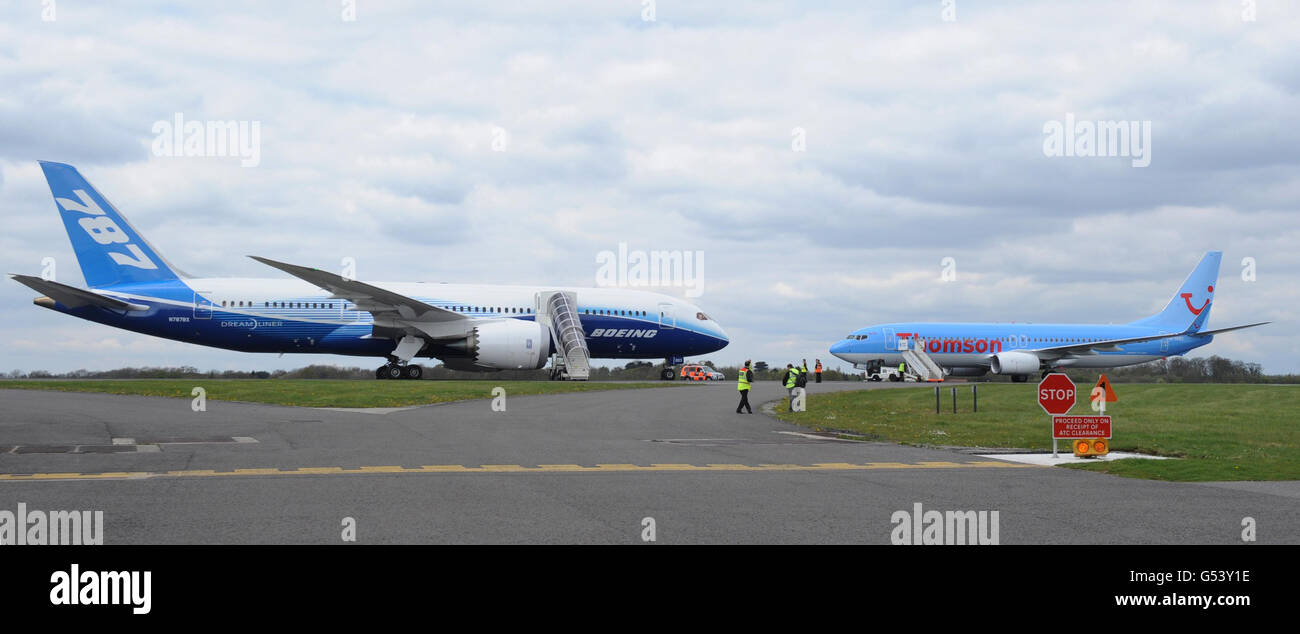 Thomson introduce Dreamliner to fleet Stock Photo - Alamy
