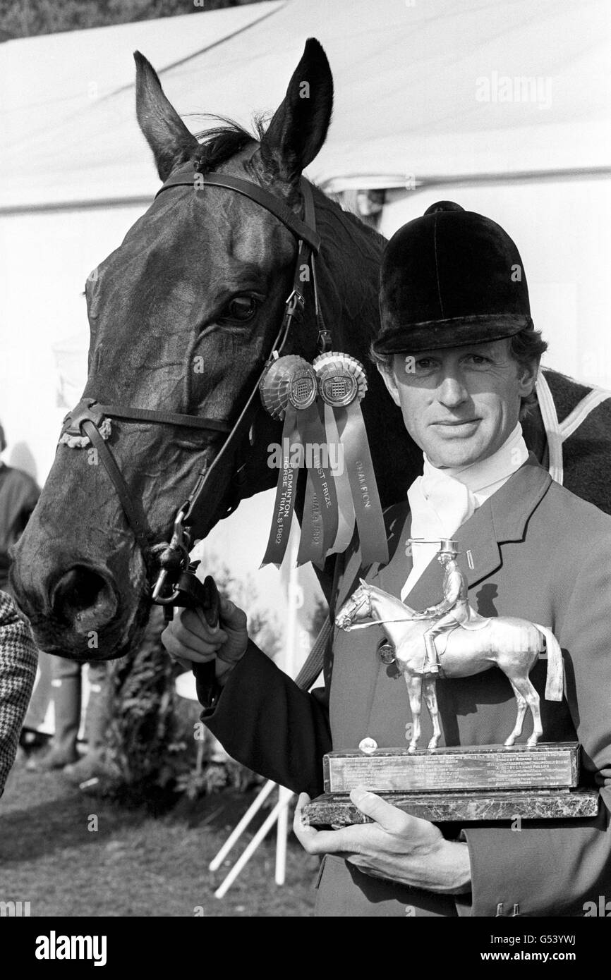 Richard Meade with the Whitbread trophy and his horse Speculator III ...