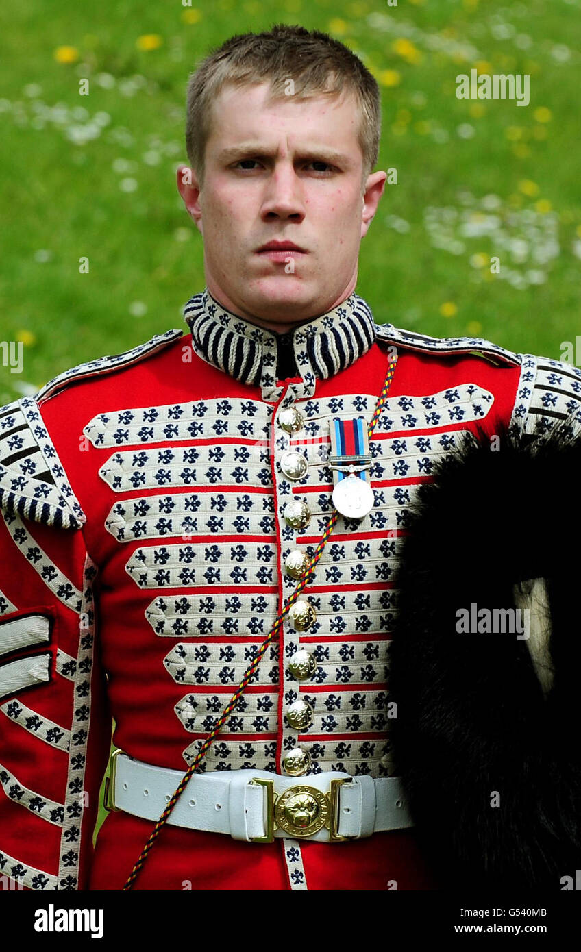 Memorial service for Grenadier Guard Stock Photo - Alamy