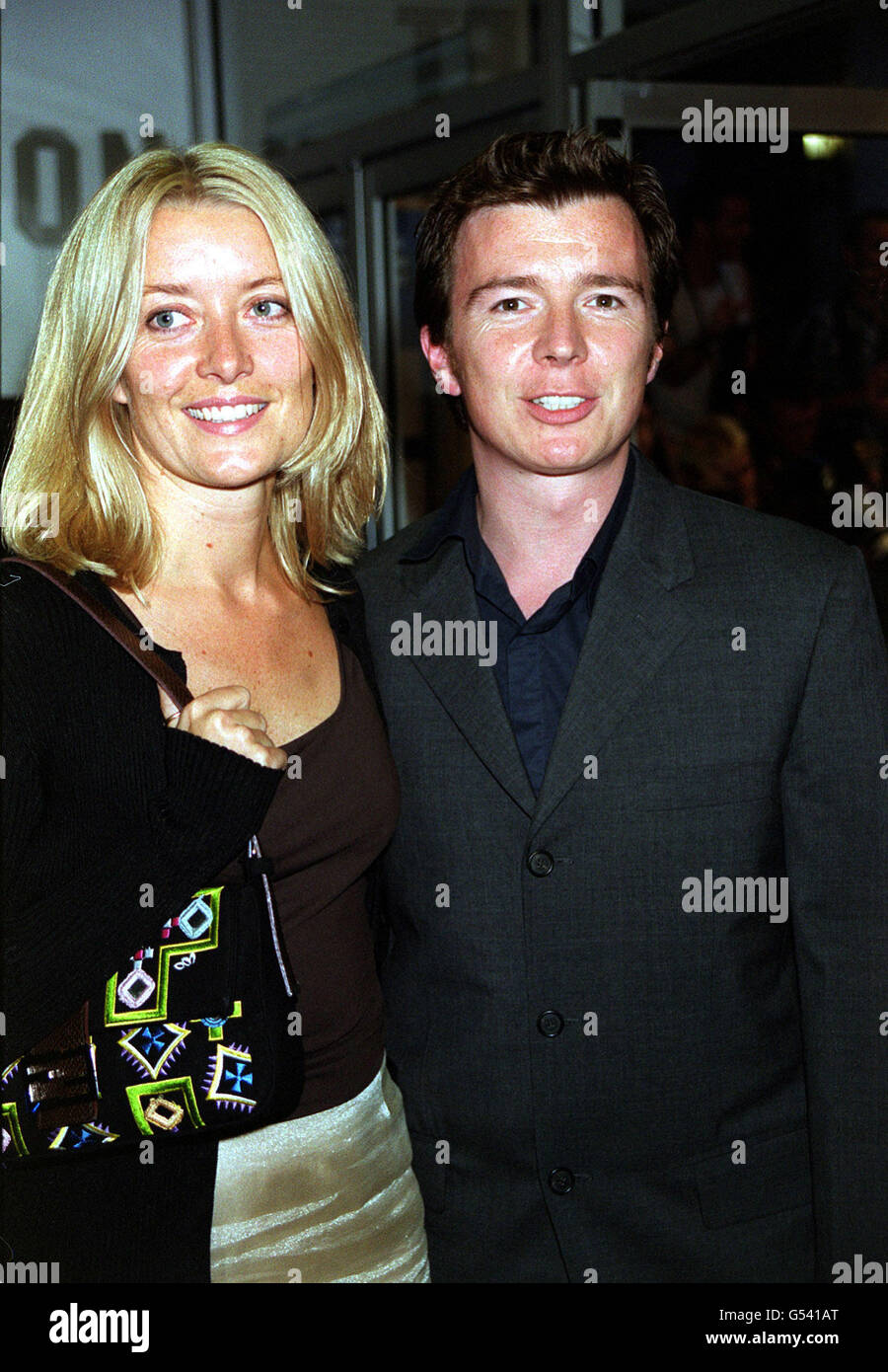 Rick Astley arriving at the UK premiere of Hollywood film 'The Cell' at ...