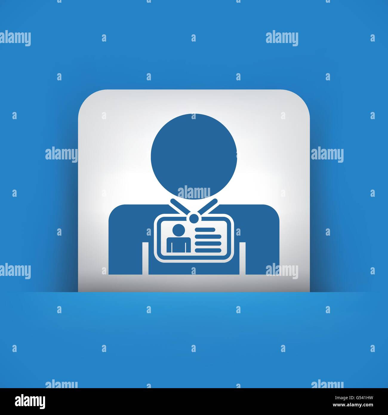 Staff card identity Stock Vector Image & Art - Alamy