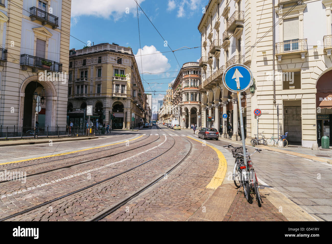 Turin shopping street hi-res stock photography and images - Alamy