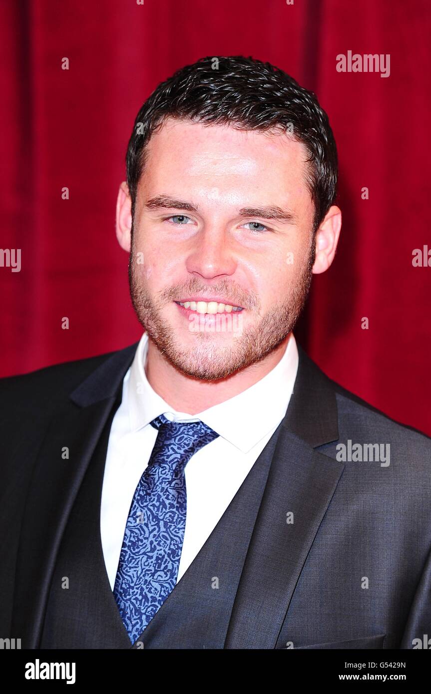 Danny Miller arriving for the 2012 British Soap Awards at ITV London ...