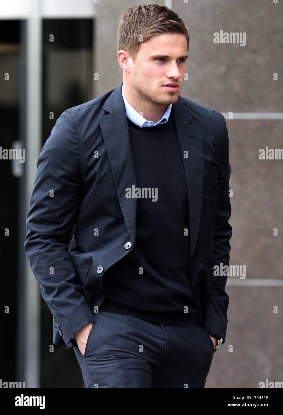 David Goodwillie court case Stock Photo - Alamy