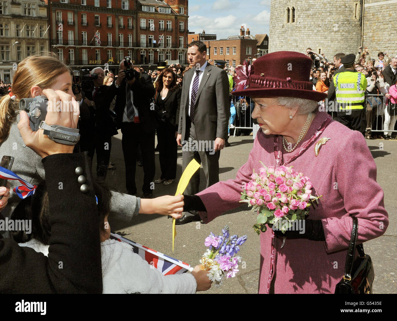 Queen in Windsor Stock Photo - Alamy