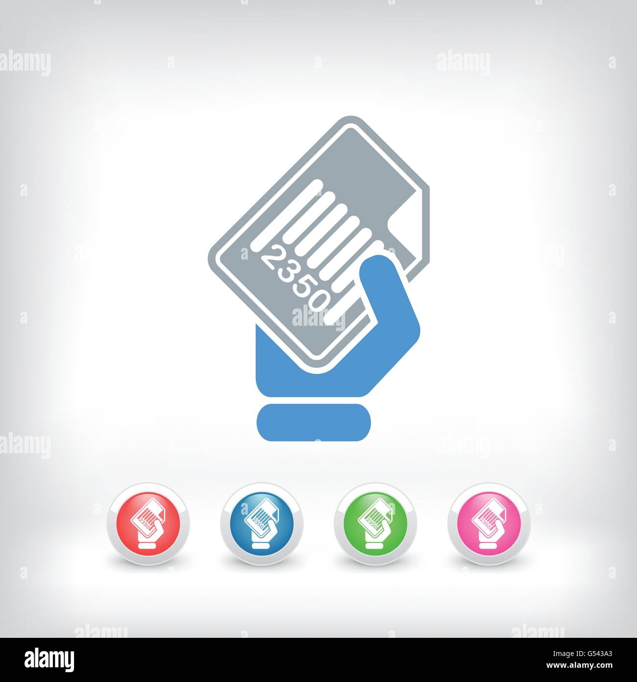 Bar Code Serial Number Icon High Resolution Stock Photography and ...