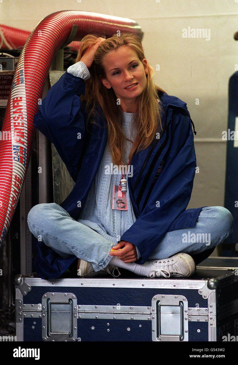 David coulthards girlfriend andrea murray hi-res stock photography and images - Alamy