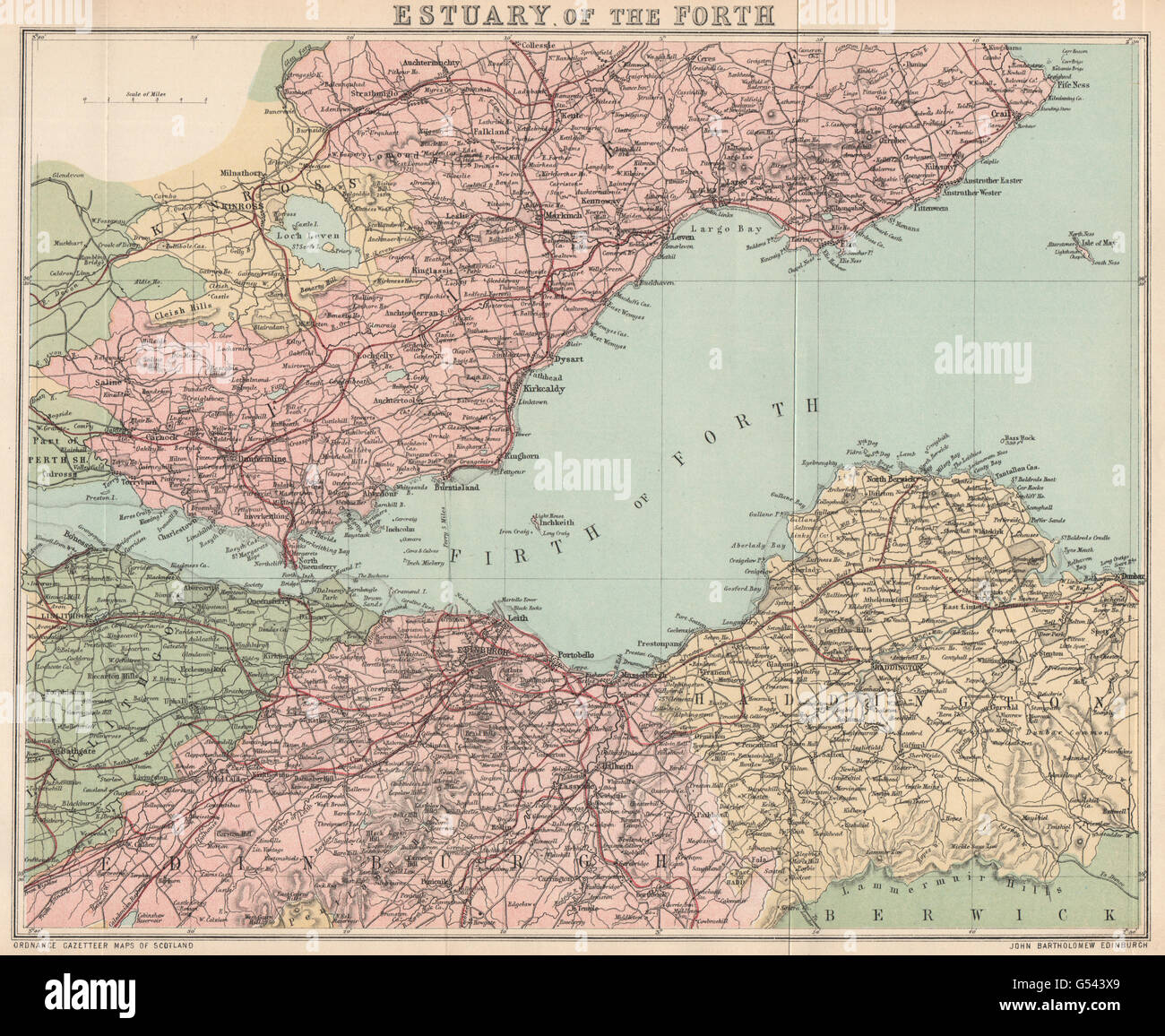 Firth of forth map hi-res stock photography and images - Alamy