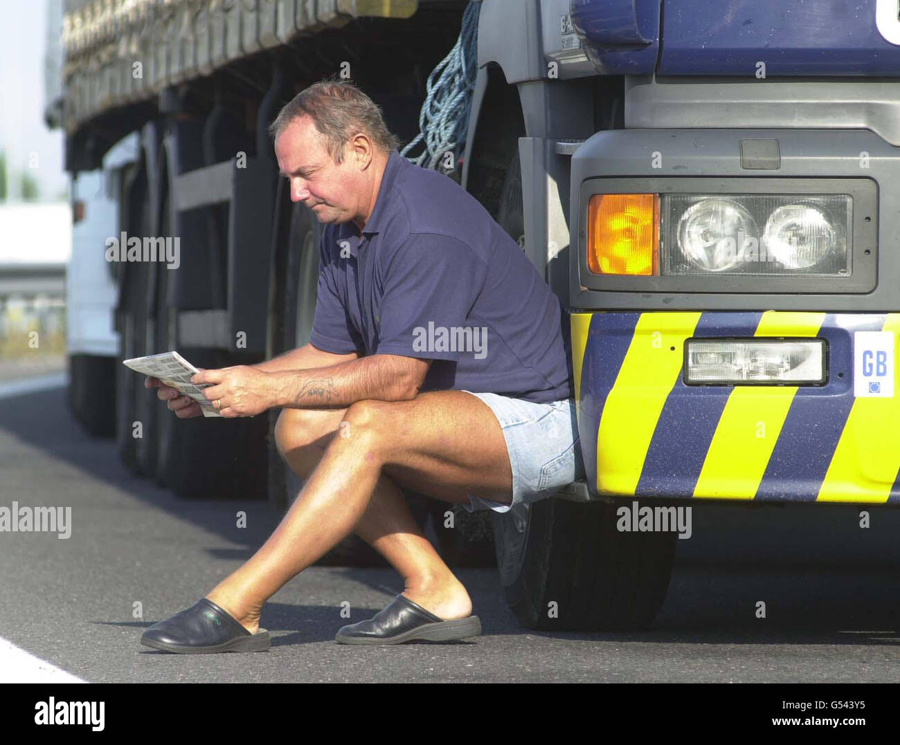 Lorry driver bob aitchison hi-res stock photography and images - Alamy