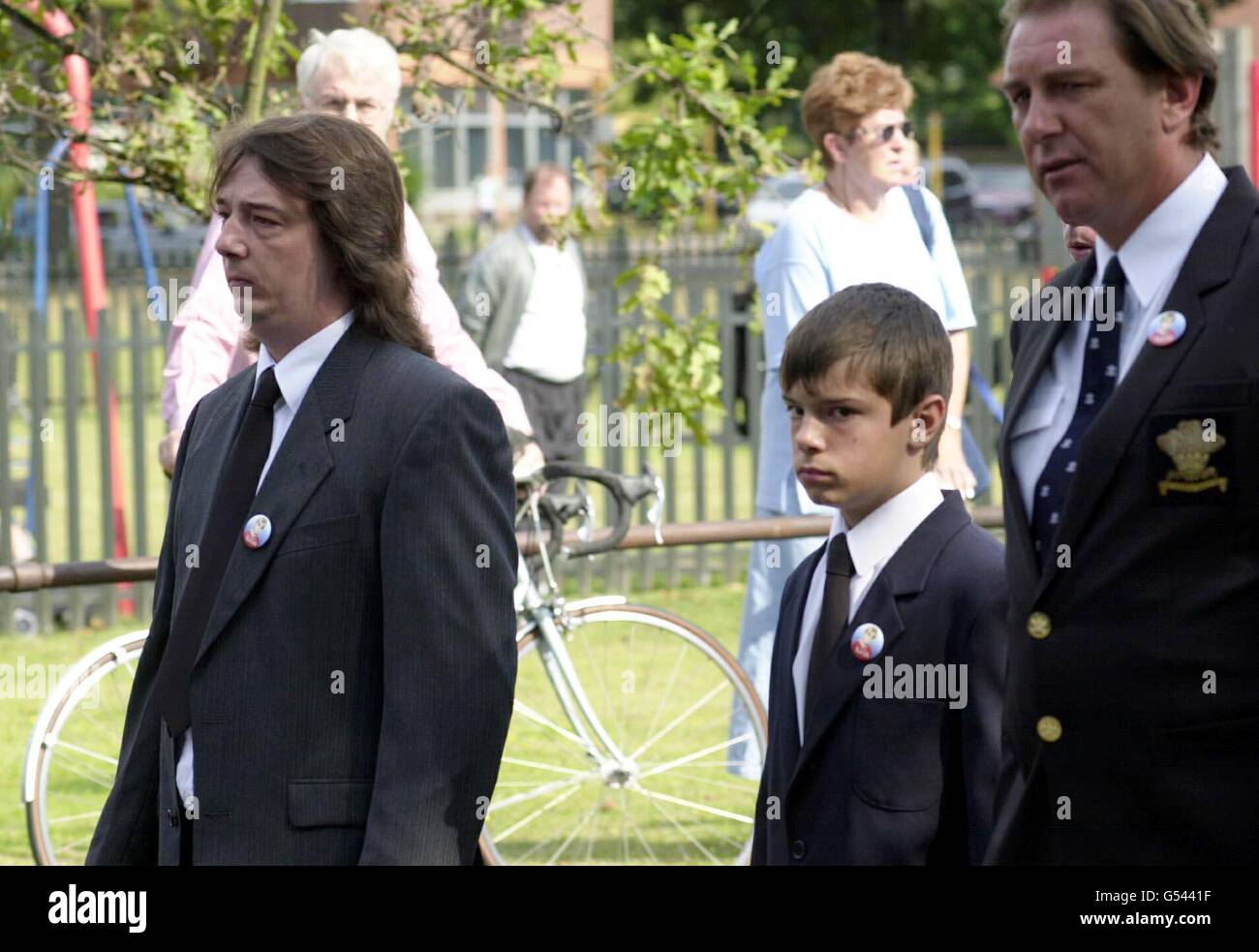 Surrey Sarah Payne funeral Stock Photo - Alamy