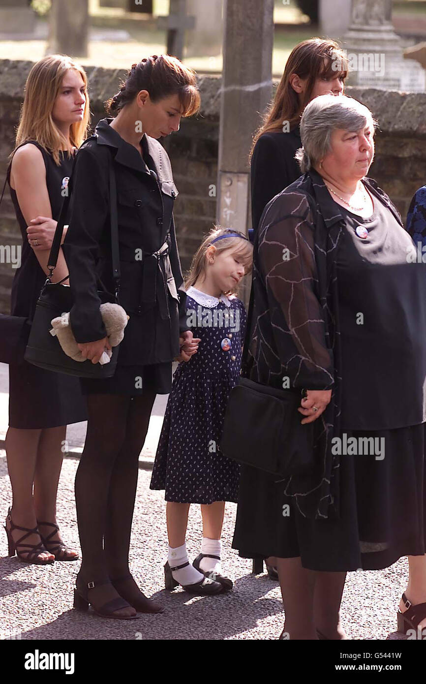 Surrey Sarah Payne funeral Stock Photo - Alamy