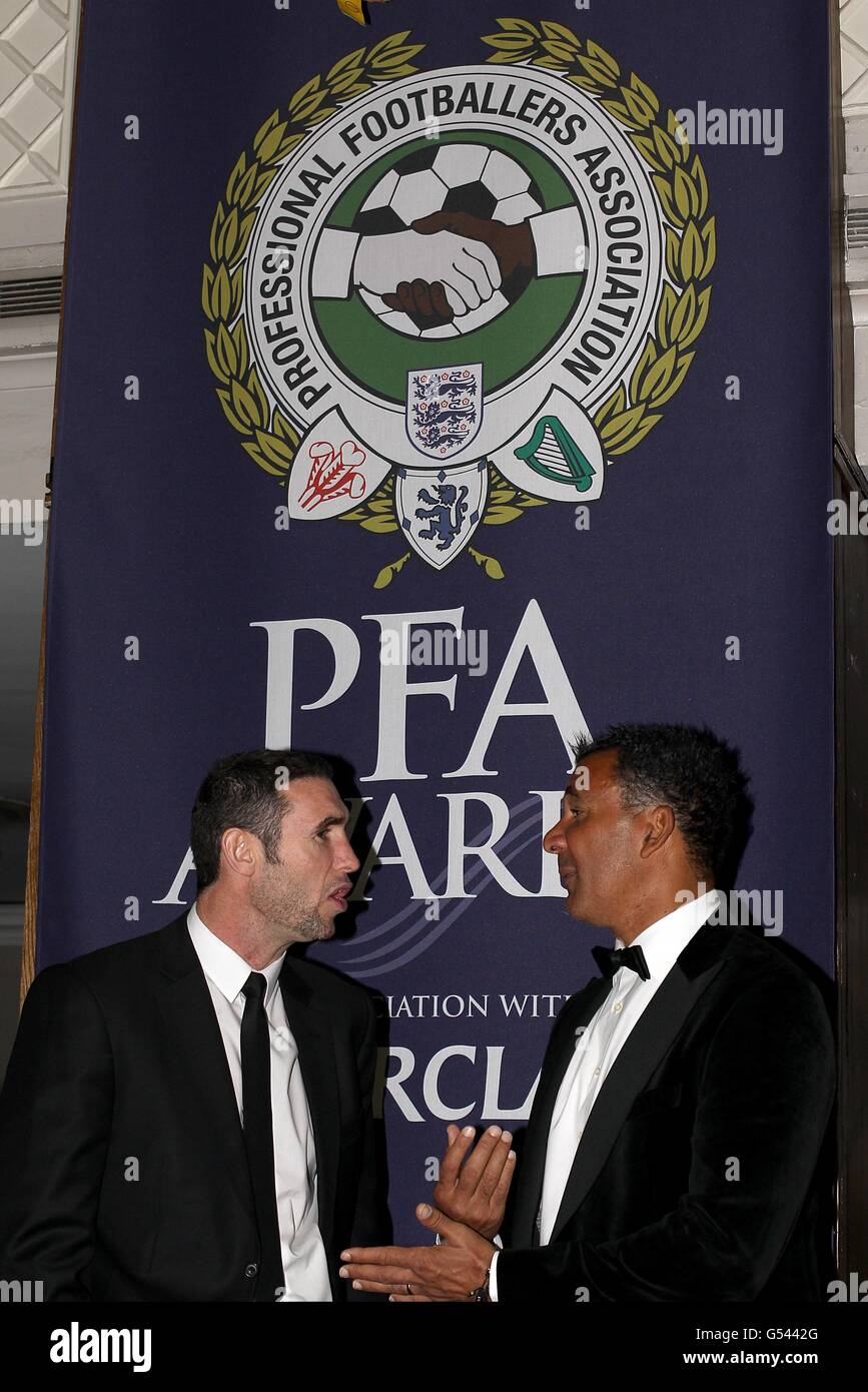 Martin Keown (left) and Ruud Gullit (right) at the 2012 PFA Player of ...