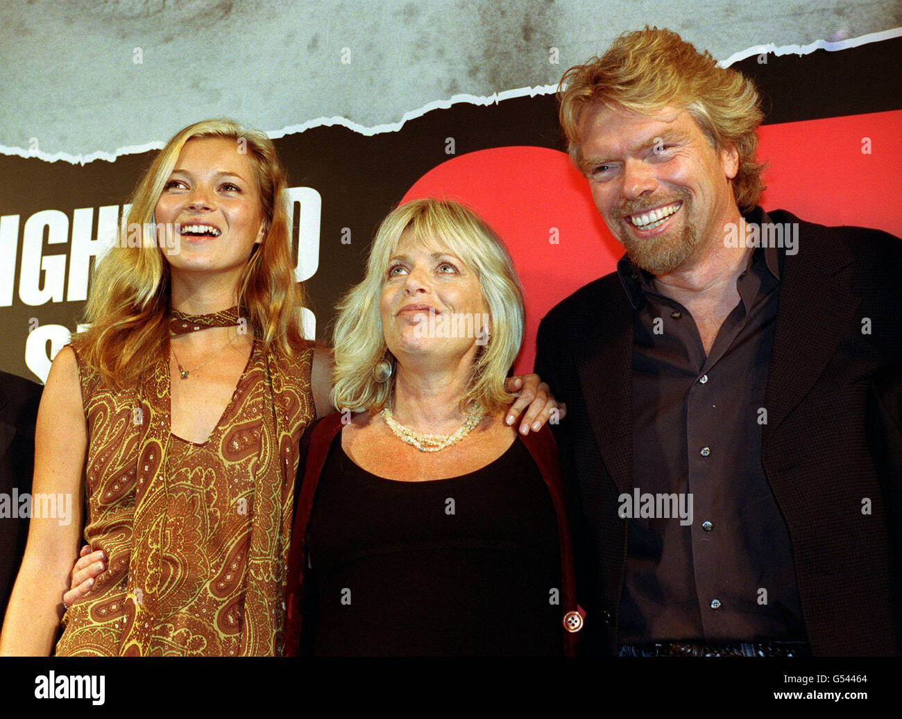 L-R: Fashion model Kate Moss, Sarah Doukas (managing director of Storm ...
