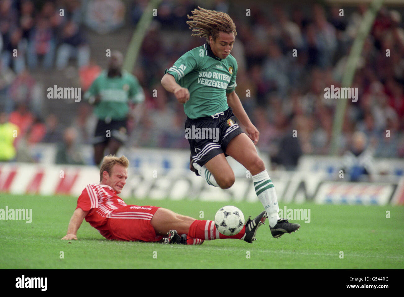 DUTCH SOCCER. HENRIK LARSSON, FEYENOORD Stock Photo - Alamy
