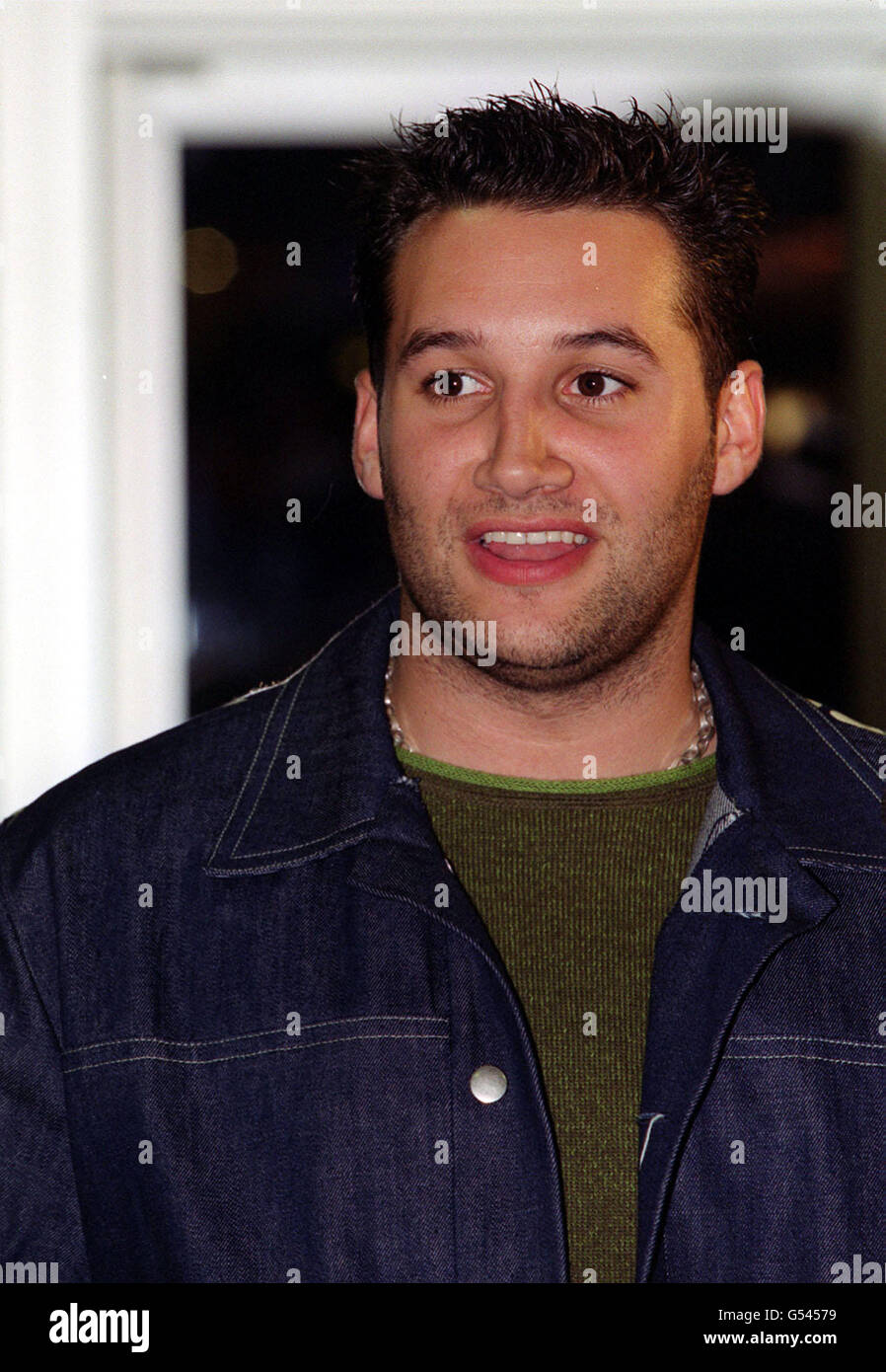 Singer Dane Bowers arrives at the Odeon in Leicester Square, central ...