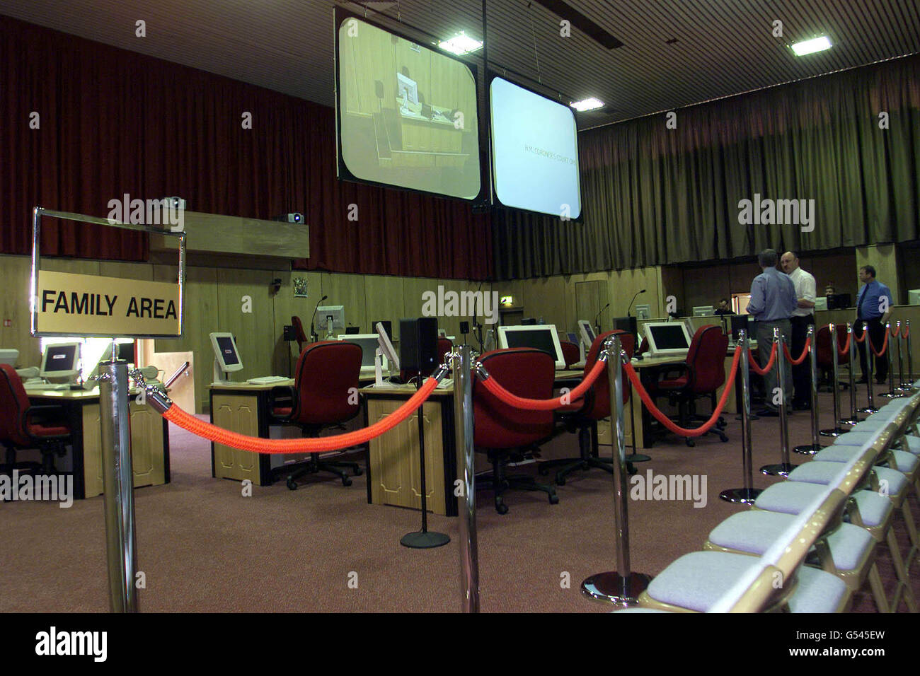 The interior of Omagh Leisure Centre minor hall, which has been ...