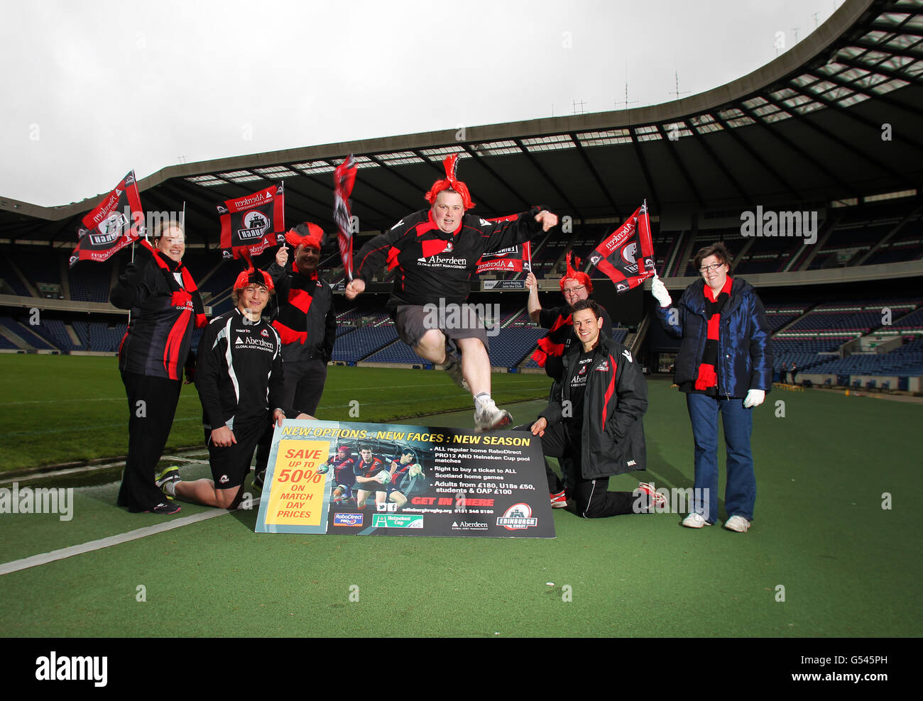 Edinburgh rugby season ticket launch hi-res stock photography and ...