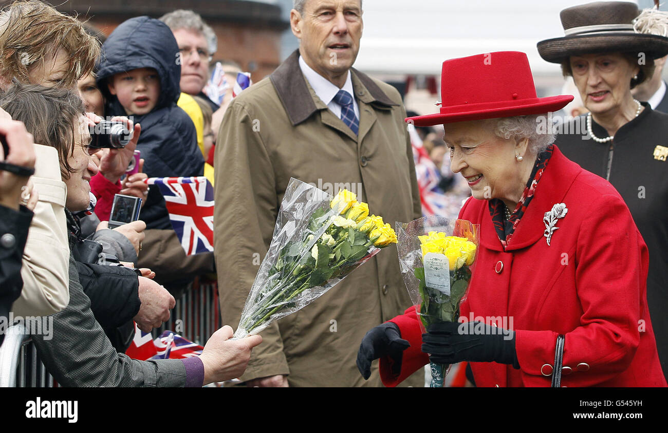 Royal visit to Greenwich Stock Photo - Alamy