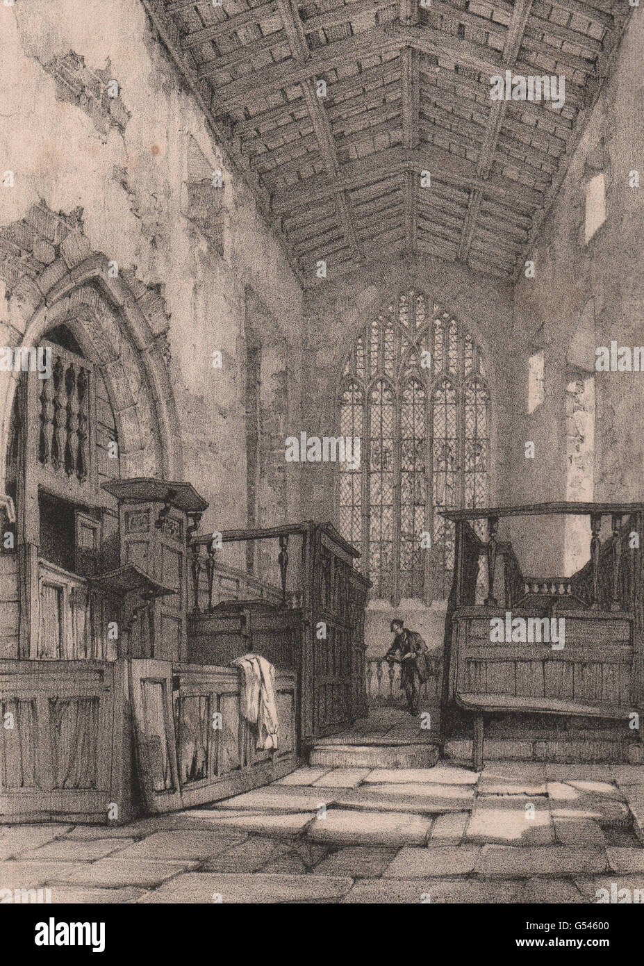 Haddon hall chapel hi-res stock photography and images - Alamy