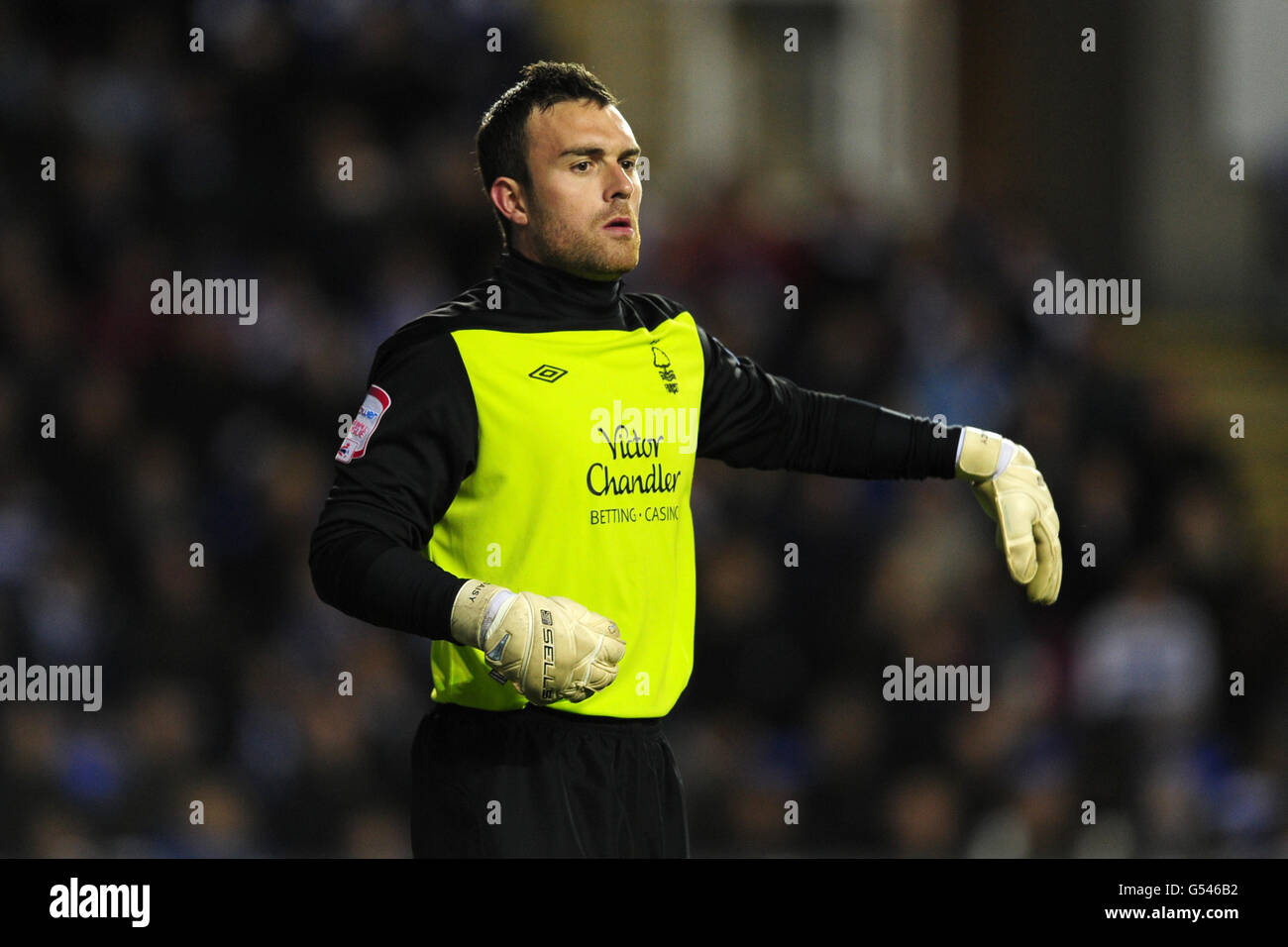 Nottingham Forest Goalkeeper Lee Camp High Resolution Stock Photography ...