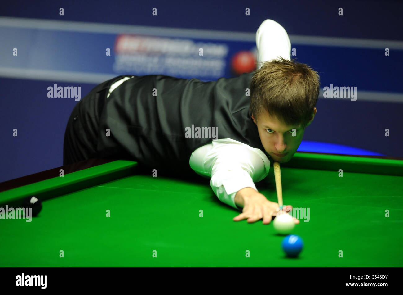 England's Judd Trump in action against Wales' Dominic Dale during the ...