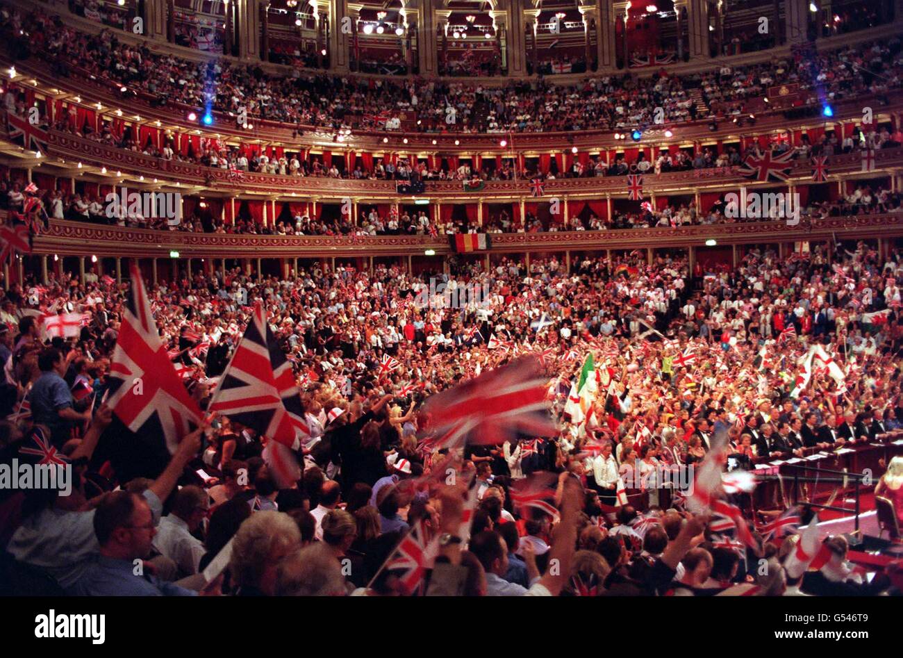 Proms Albert Hall last night. The final salute inside The Royal Albert ...