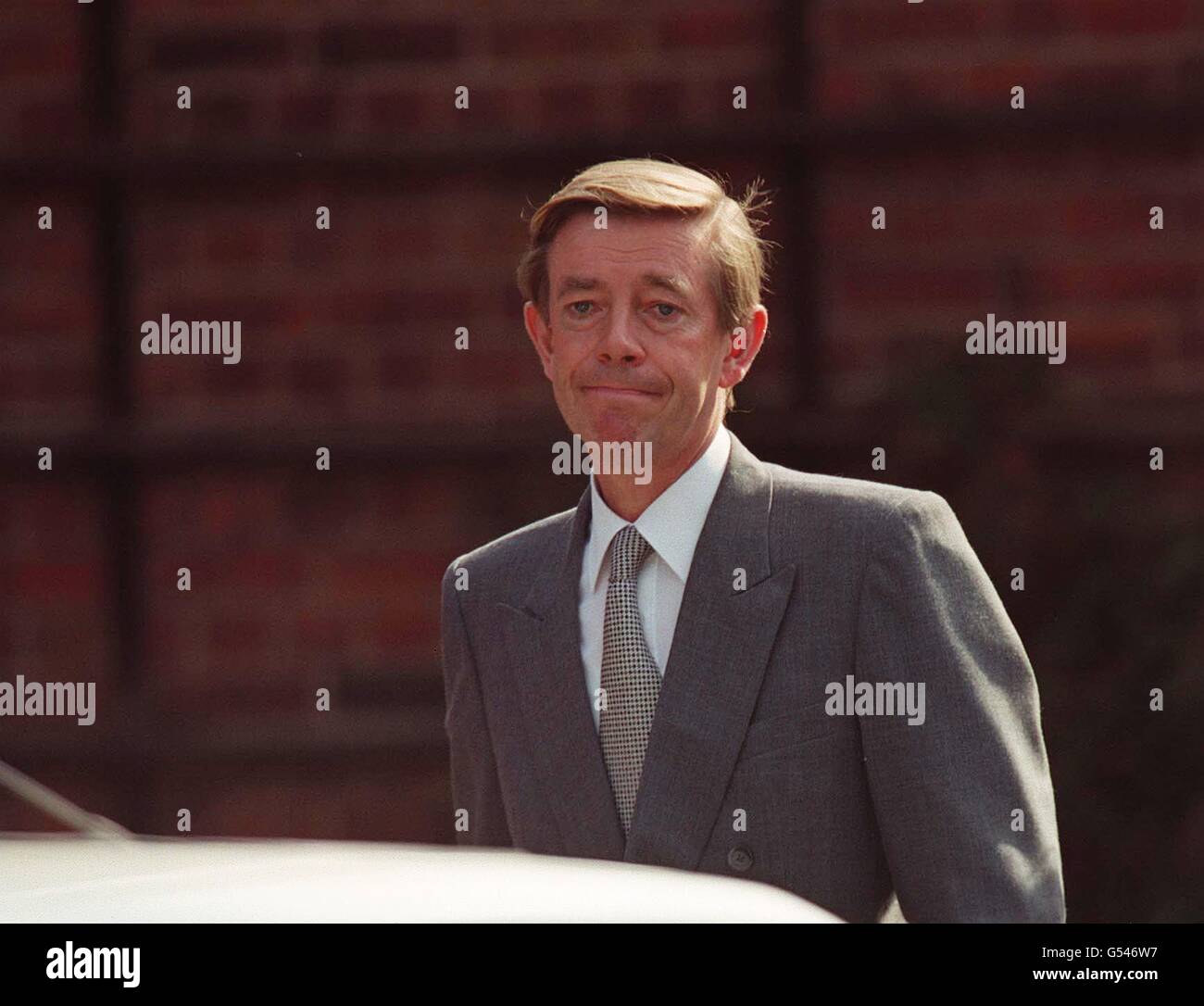 TV presenter Henry Kelly attending the funeral of broadcaster Desmond ...