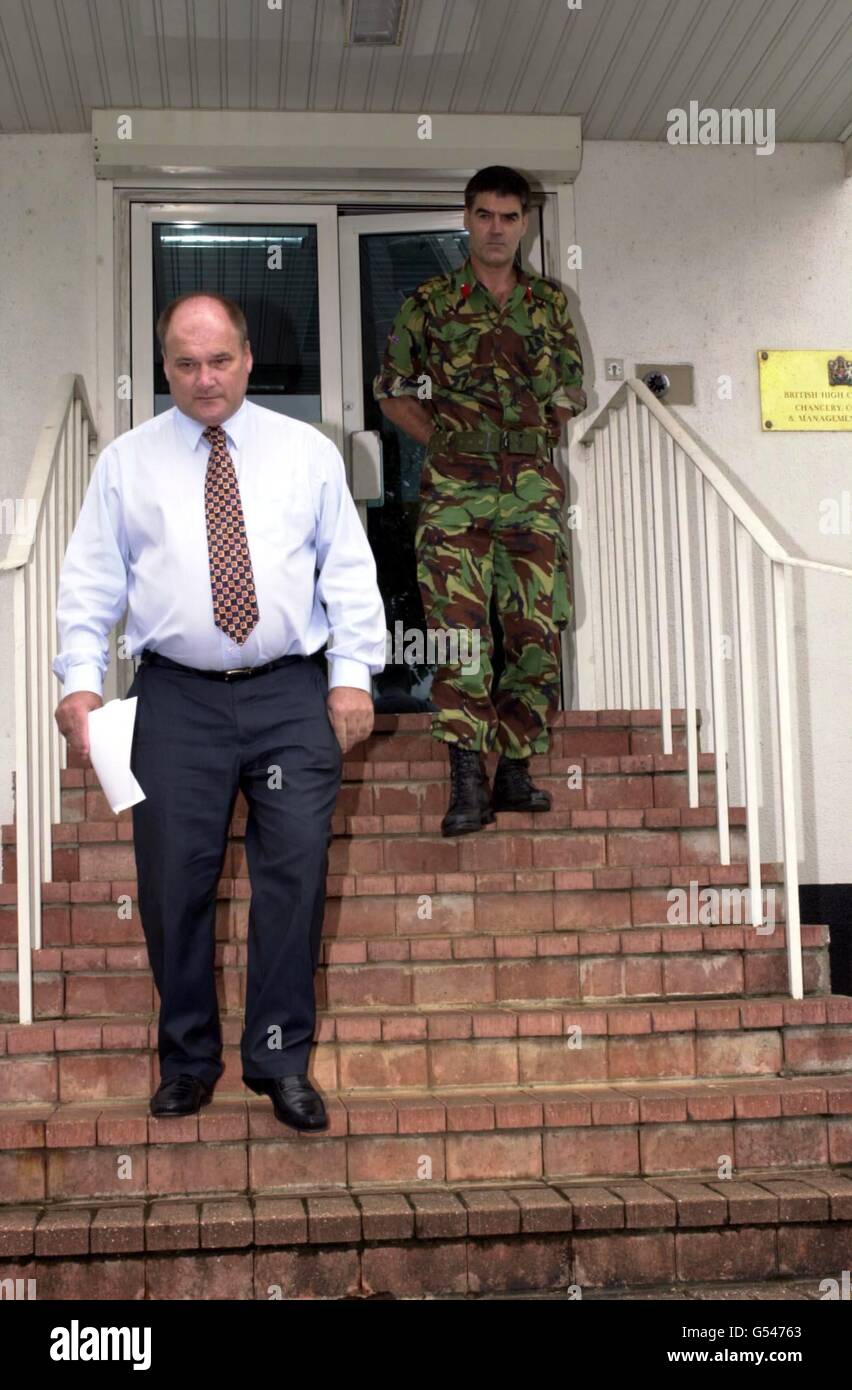 British High Commissioner in Sierra Leone Alan Jones and Brigadier ...