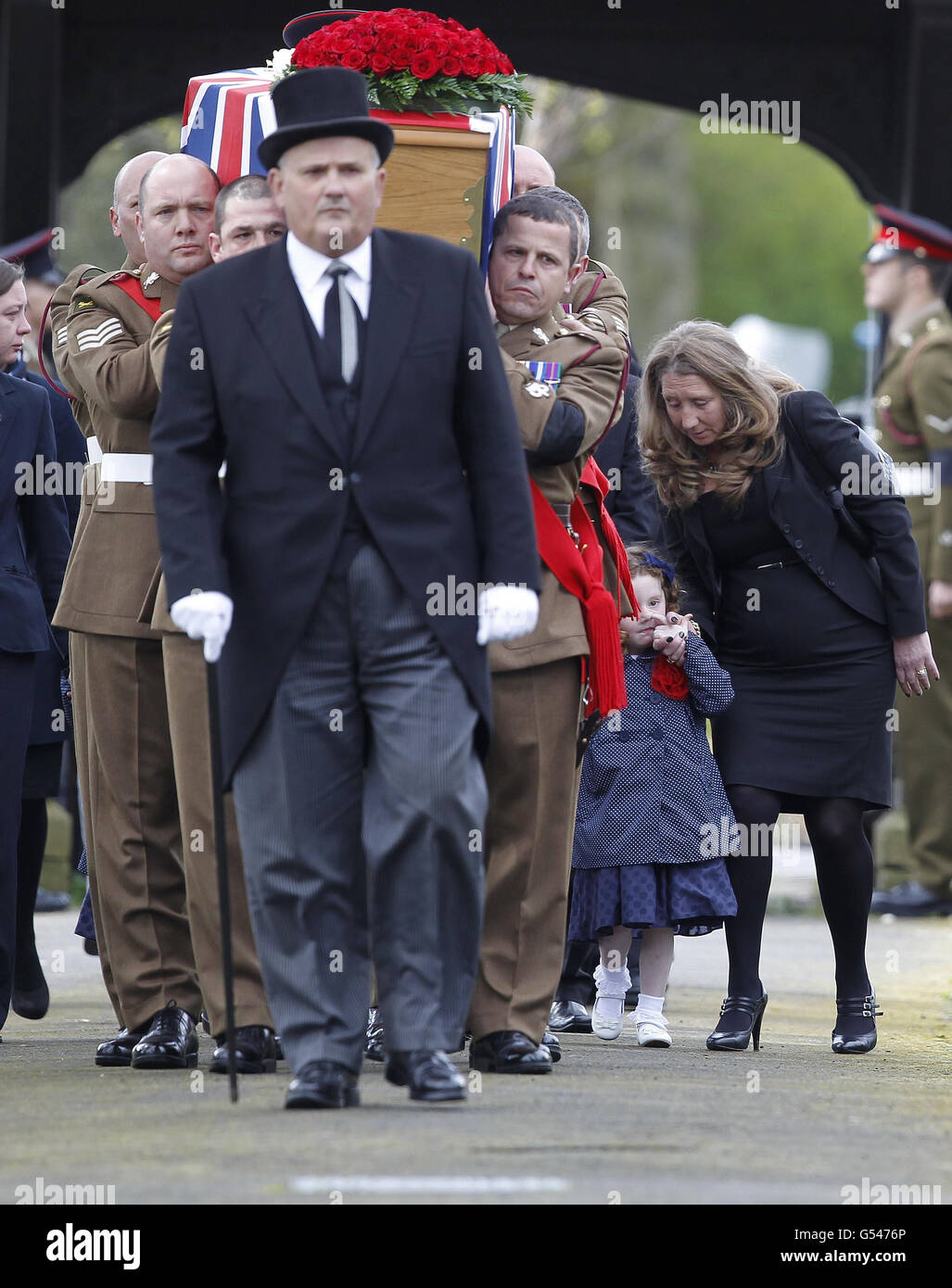 Sergeant Nigel Coup funeral Stock Photo - Alamy