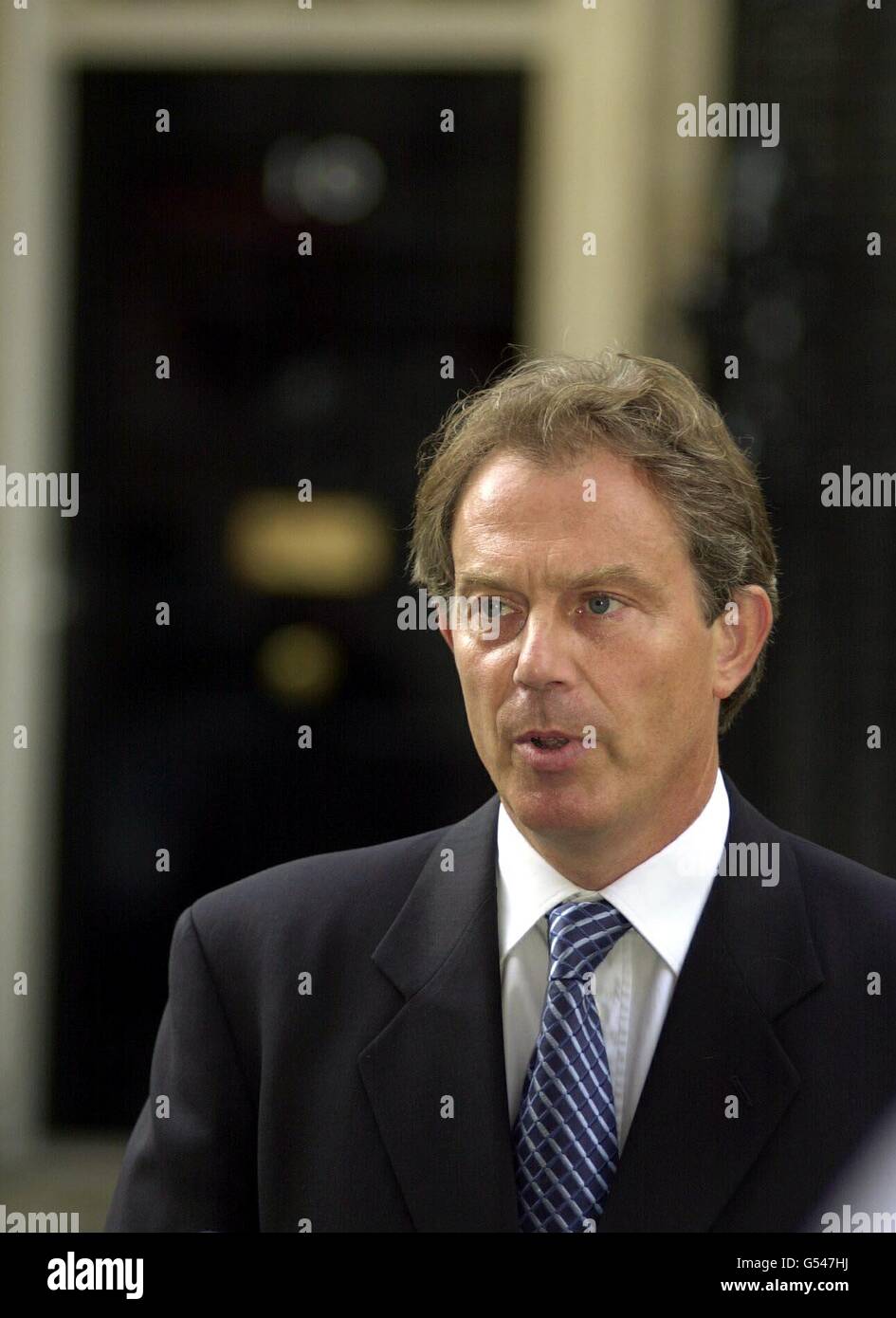 Britain's Prime Minister Tony Blair outside Downing Street in London ...