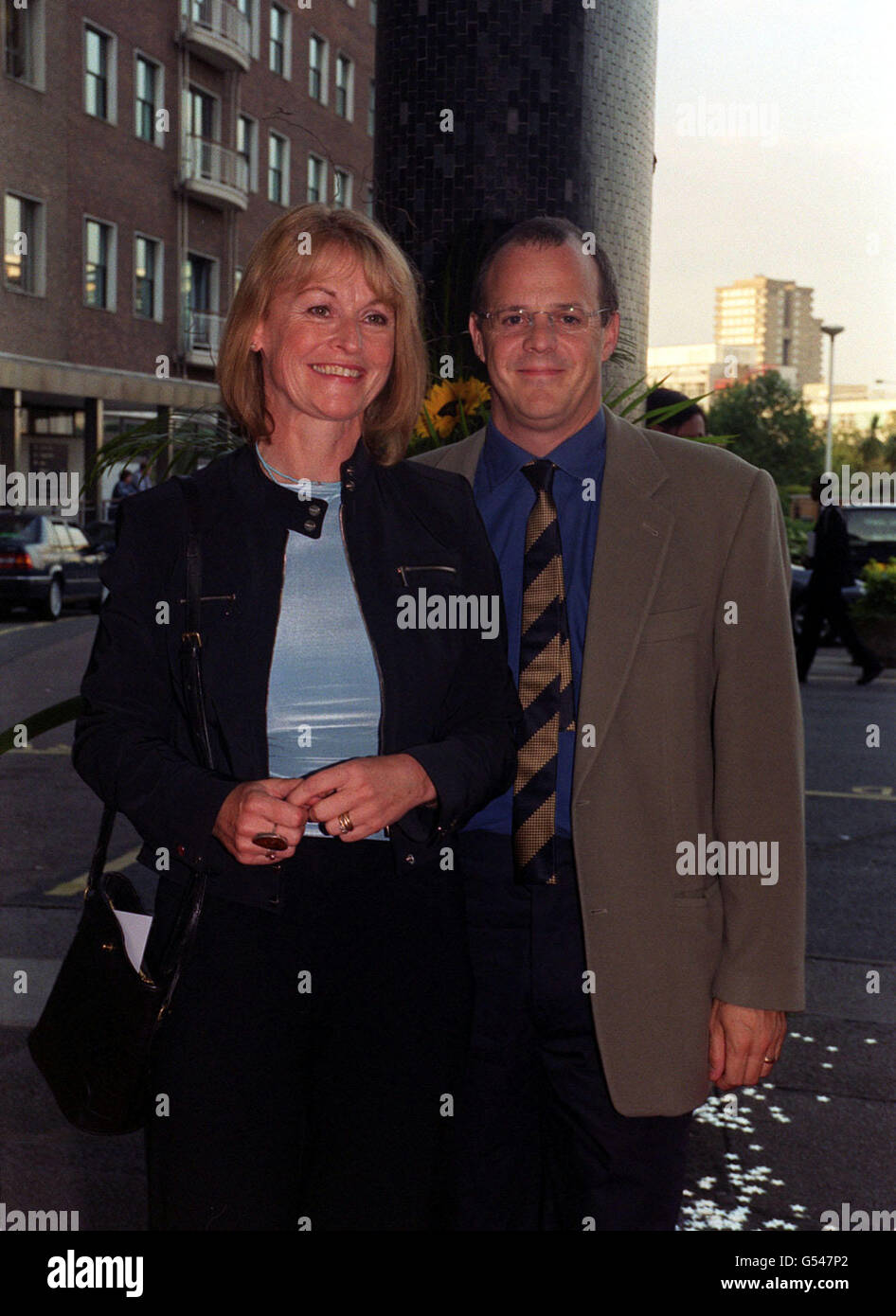 Television presenter Sue Cook and Billy Mcqueen arriving at BBC ...