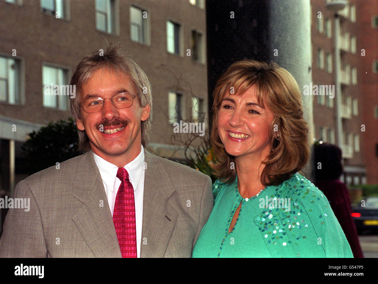 Opera singer Lesley Garrett and Dr Peter Christian arriving at BBC ...