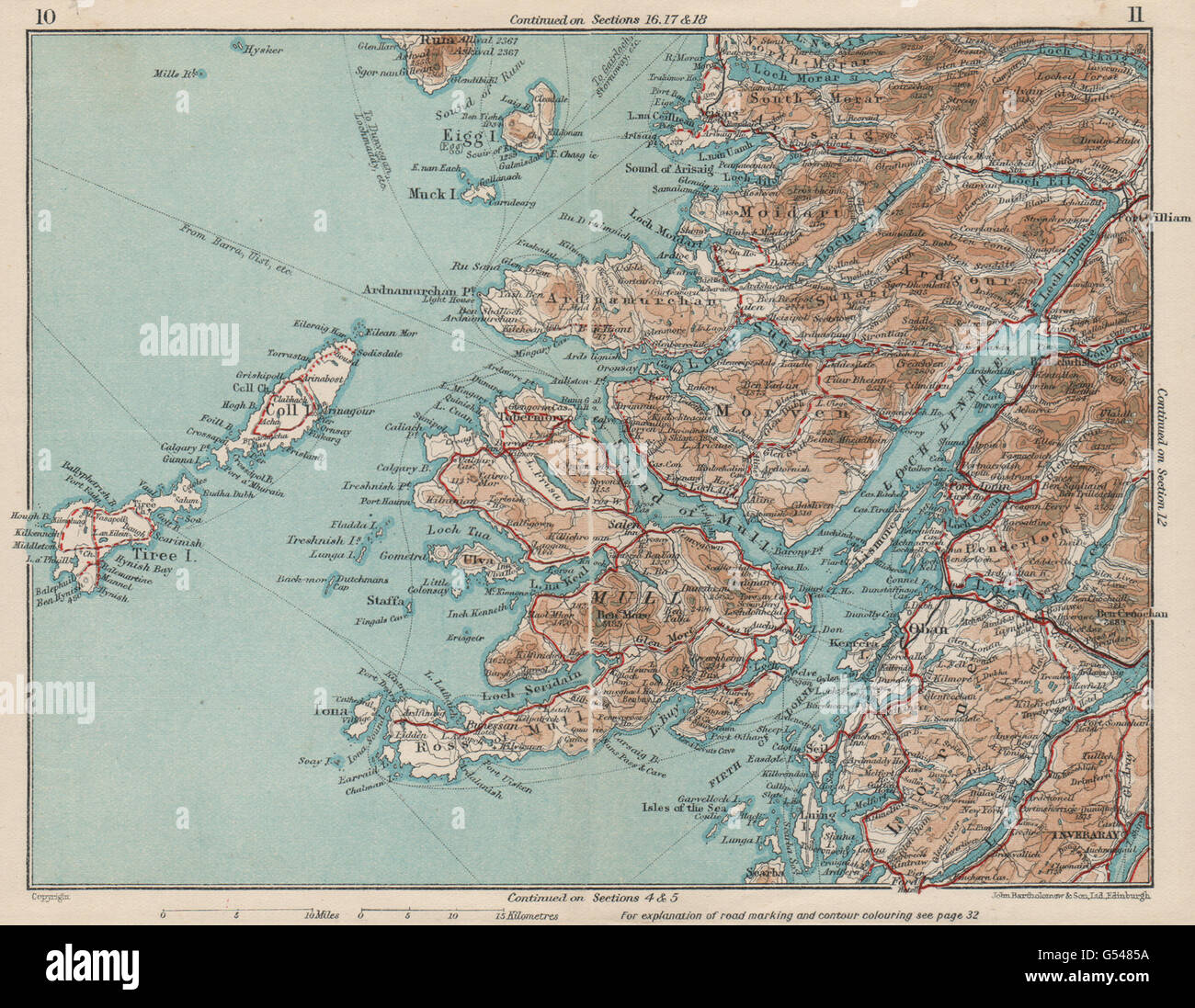 Map of eigg hi-res stock photography and images - Alamy
