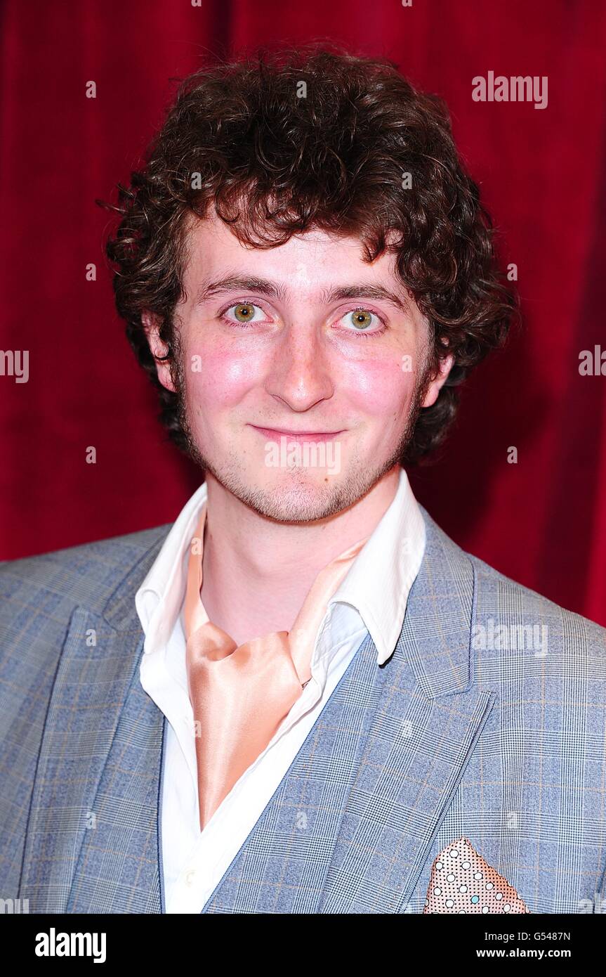 Tom scurr arriving british soap awards itv london studios hi-res stock ...
