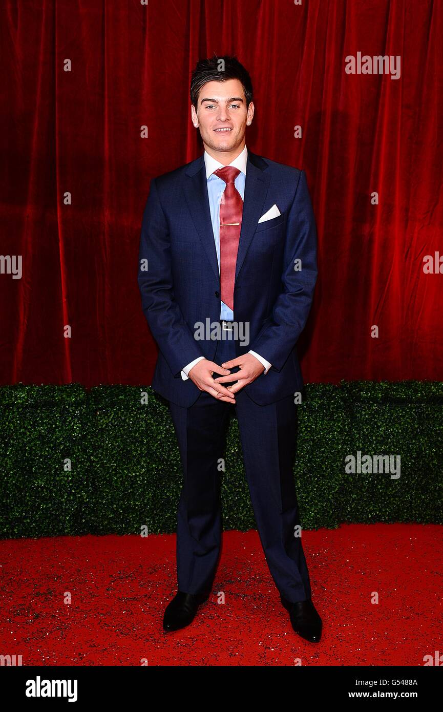 Matt Lapinskas arriving for the 2012 British Soap Awards at ITV London ...
