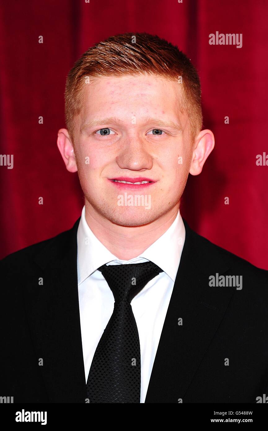 Sam Aston arriving for the 2012 British Soap Awards at ITV London ...