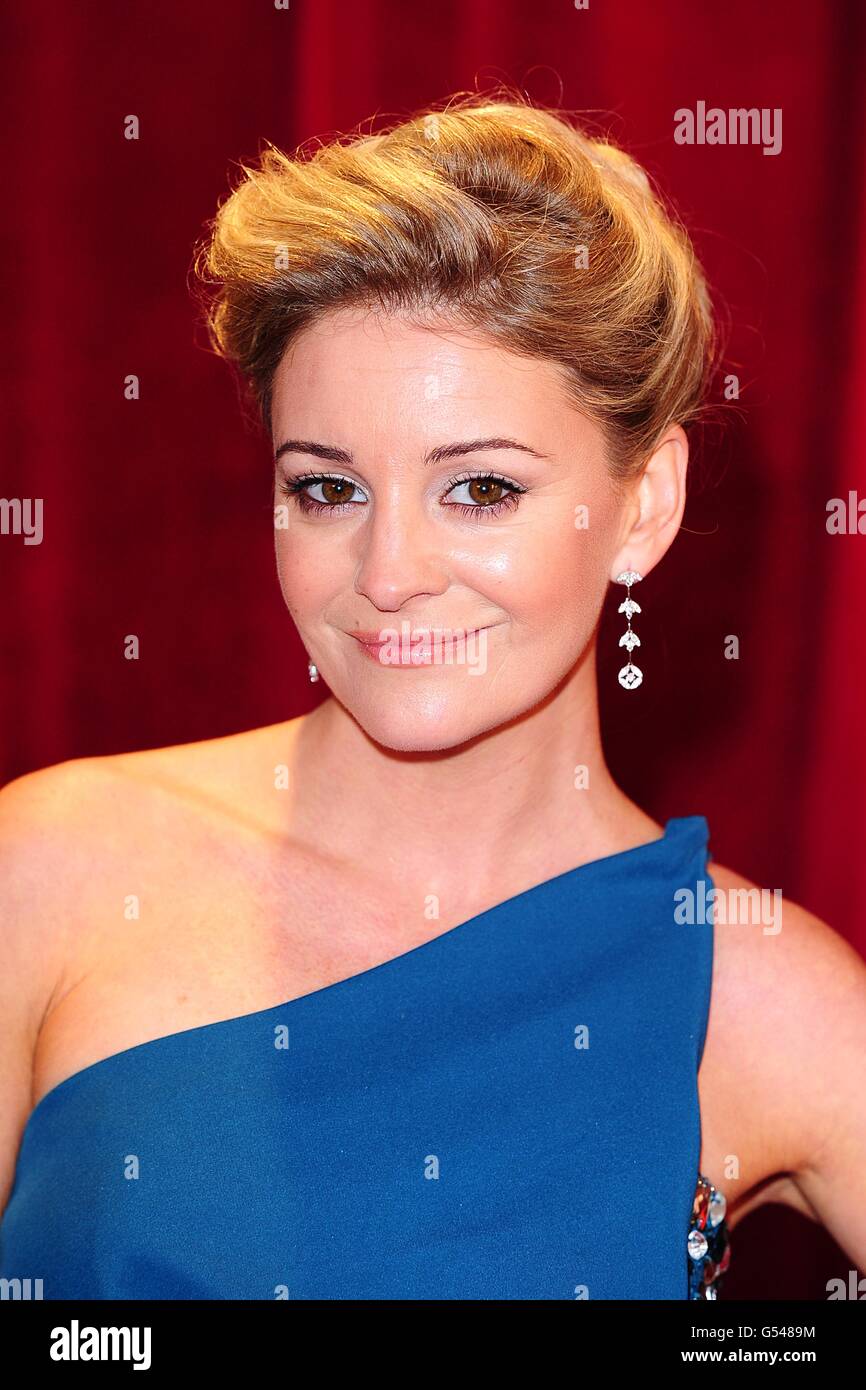 Nicola Stapleton arriving for the 2012 British Soap Awards at ITV ...