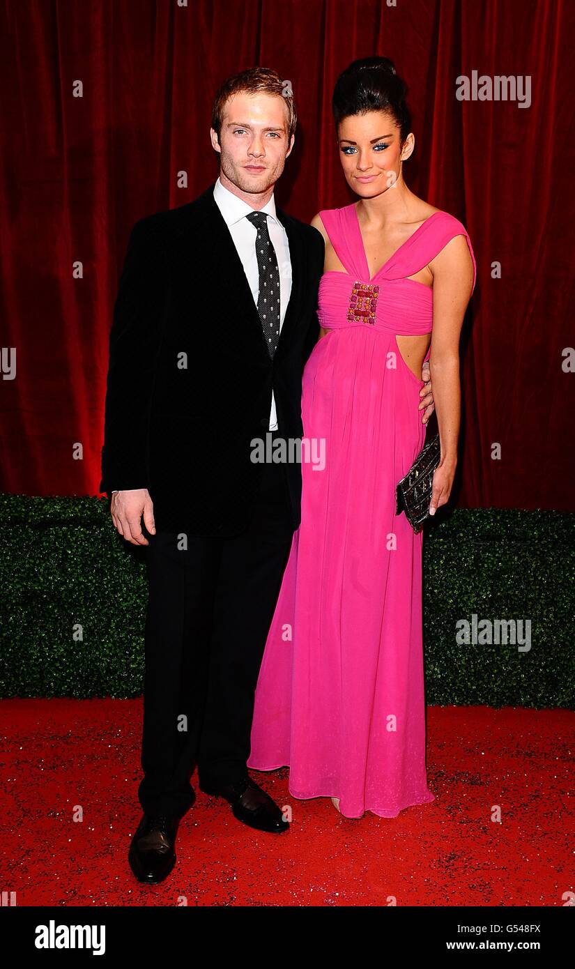 Chris Fountain and girlfriend Jessica Derrick arriving for the 2012 ...