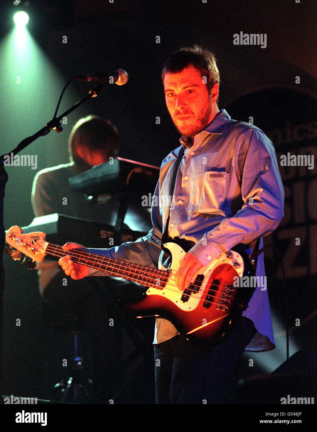 Doves lead singer and bass player Jimi Goodwin at the Mercury Music ...
