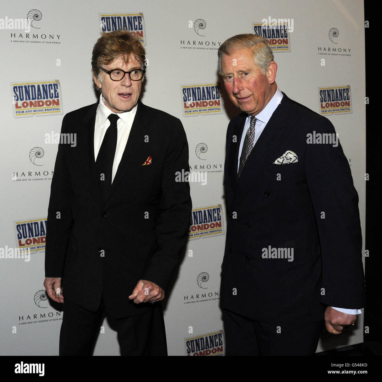 The Prince of Wales meets Robert Redford (left) at the first Sundance ...