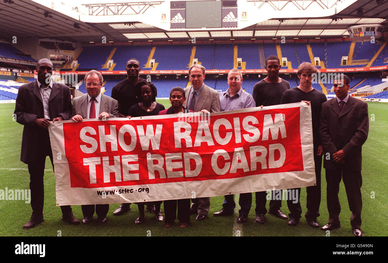 Football anti-racism campaign Stock Photo: 106430373 - Alamy