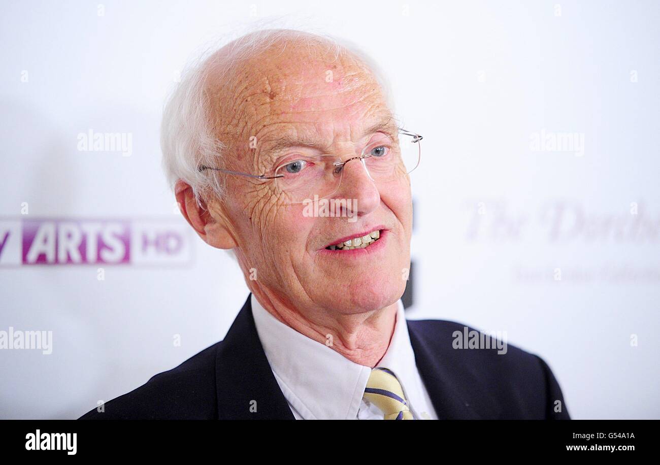 Michael Frayn winner of the Outstanding Achievement award at the 2012 ...