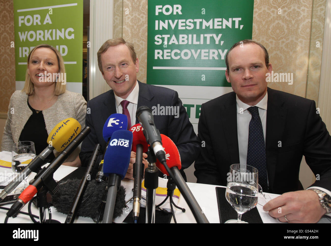 (left - right) Lucinda Creighton, Taoiseach Enda Kenny and Director of ...