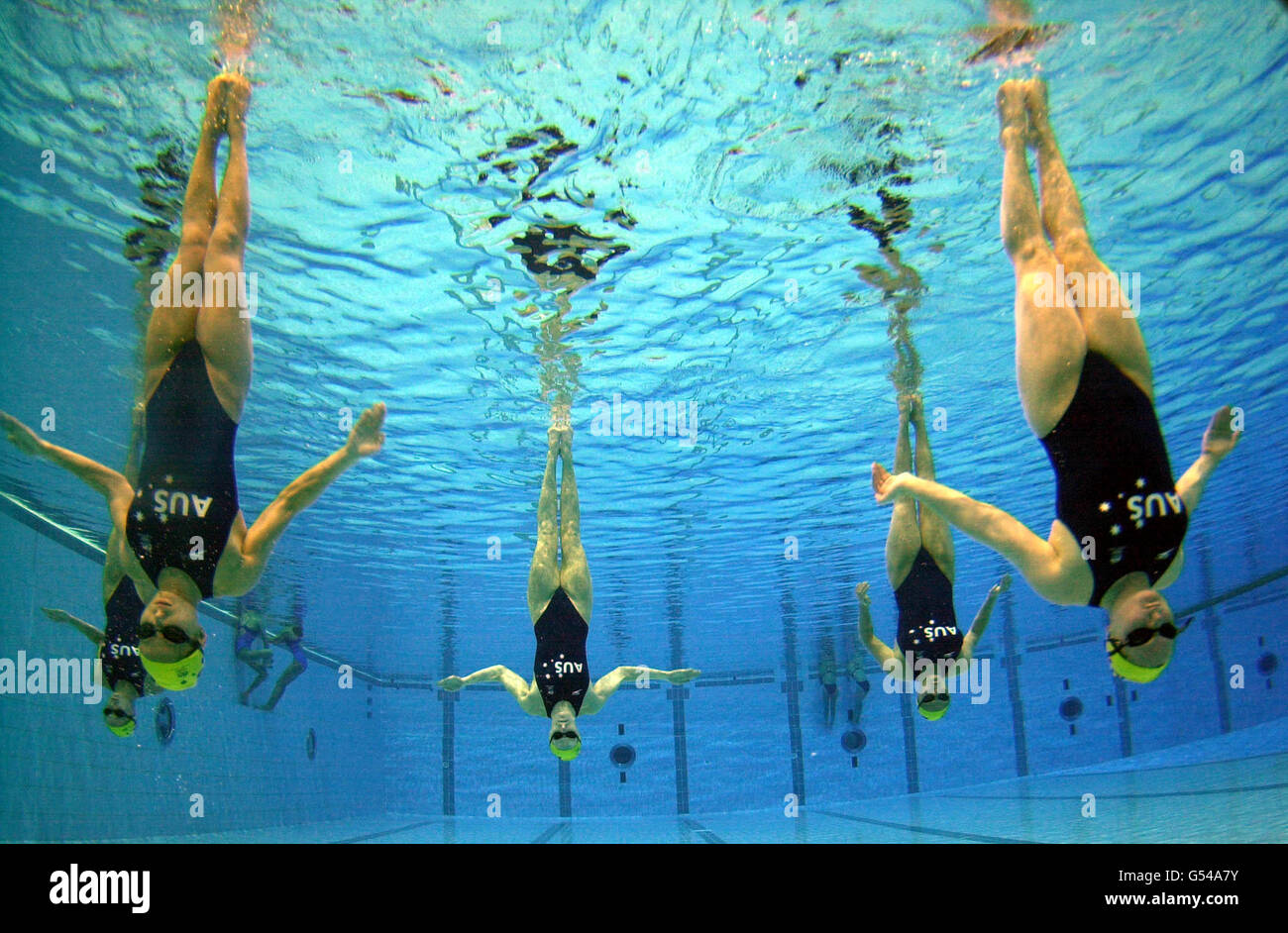 Olympics aussie synch swim hi-res stock photography and images - Alamy