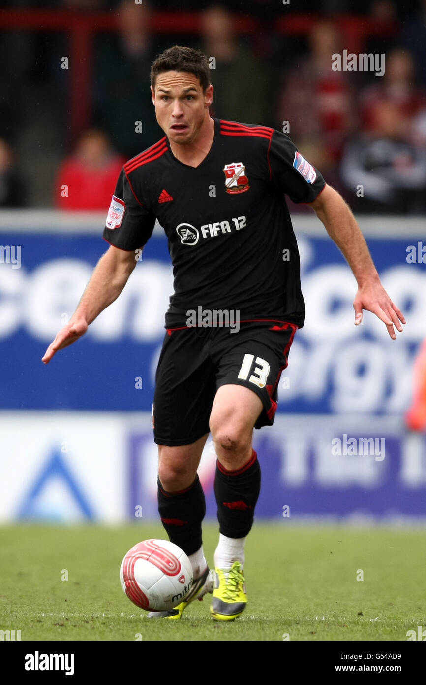 Soccer football league two morecambe swindon town globe arena hi-res ...