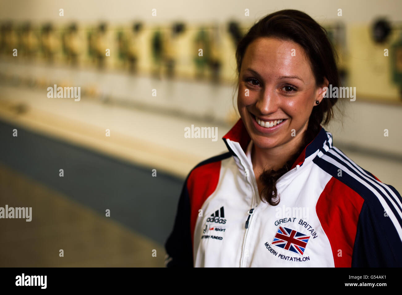 Great Britain's Pentathlon athlete Heather Fell poses for a photograph ...