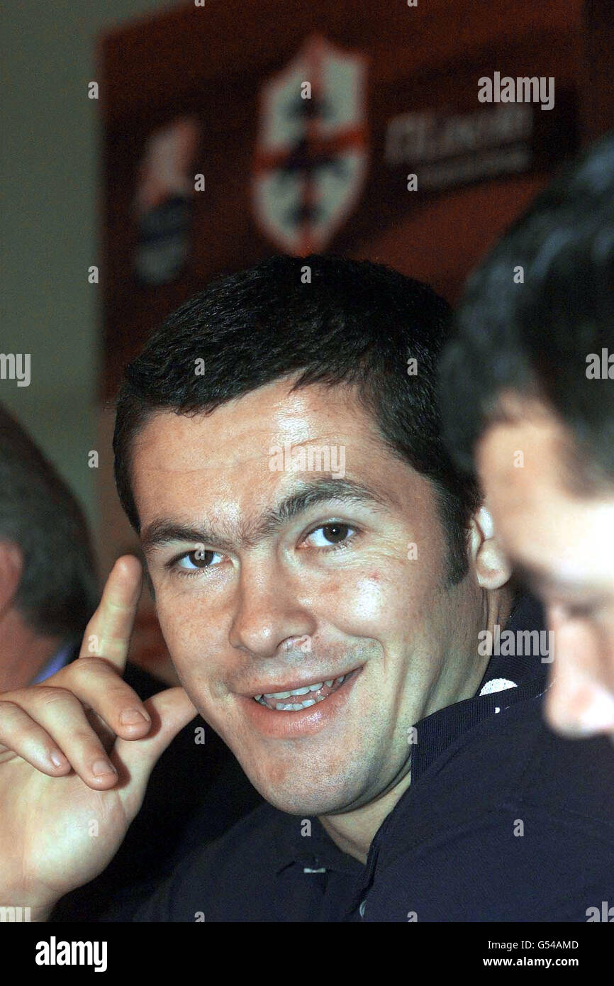 England rugby league captain andrew farrell hi-res stock photography ...