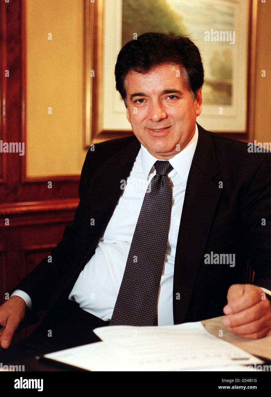 George Perlegos, Chief Executive Officer of Atmel at a press conference ...